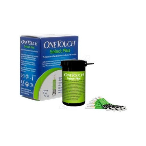 Tiras Reactivas Glucemia Onetouch Select Plus 50 Unidades