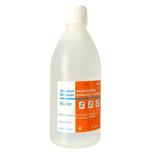 Alcohol Alcanforado Reig Jofre 100 Mg/ml Solucion Cutanea 1 Frasco 500 Ml